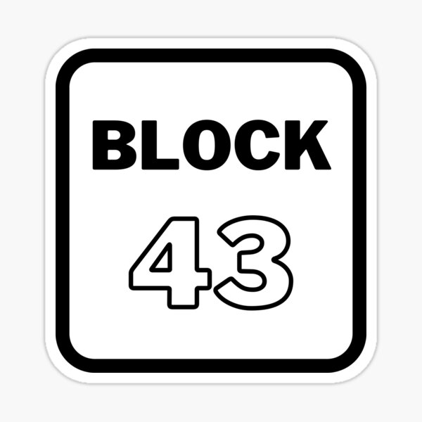 "Ken Block 43" Sticker for Sale by Raseelvm | Redbubble