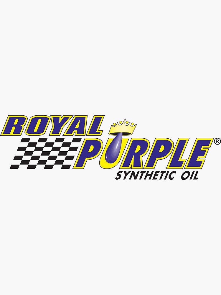 "royal purple synthetic oil logo" Sticker for Sale by ashton62 | Redbubble