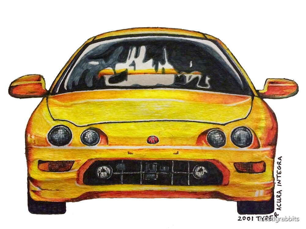 "Acura Integra Type R" by mostlyrabbits | Redbubble
