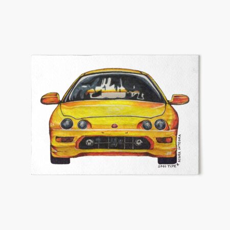 "Acura Integra Type R" Art Board Print for Sale by mostlyrabbits ...
