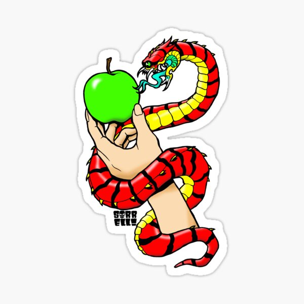 "Ophite" Sticker by jasonsorrell | Redbubble