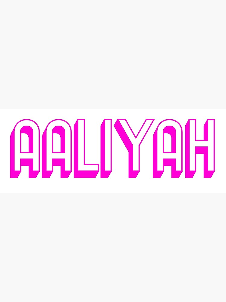 "AALIYAH - PINK" Framed Art Print for Sale by FTML | Redbubble