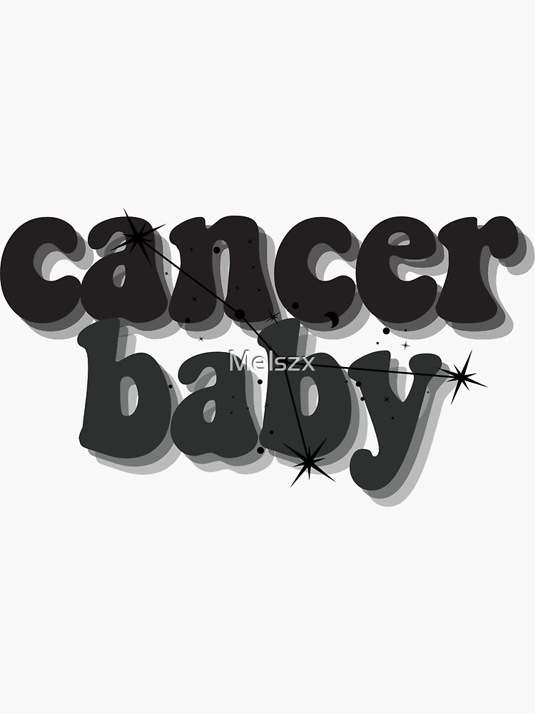 "Cancer baby zodiac sign for cancer babies tshirt sticker" Sticker for ...
