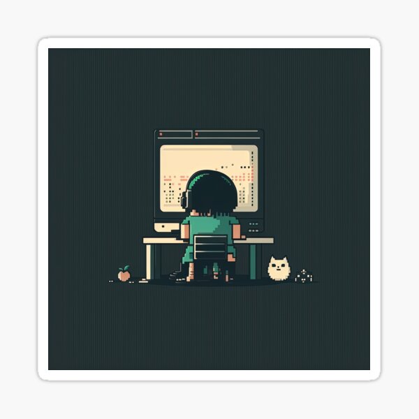 "programmer" Sticker for Sale by Chillapy | Redbubble