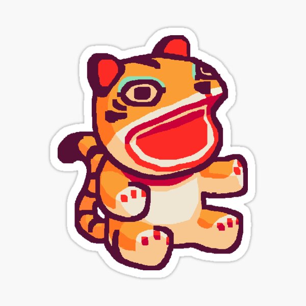 "Paper Tigor" Sticker for Sale by LeCapp | Redbubble