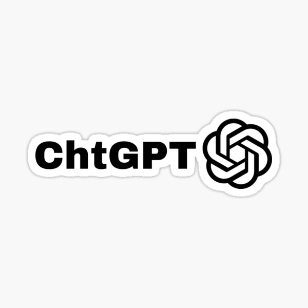 "CHATGPT Logo " Sticker for Sale by Zawlii | Redbubble