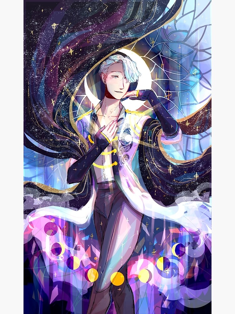 "The Moon - Victor" Art Print for Sale by zephyrine-gale | Redbubble