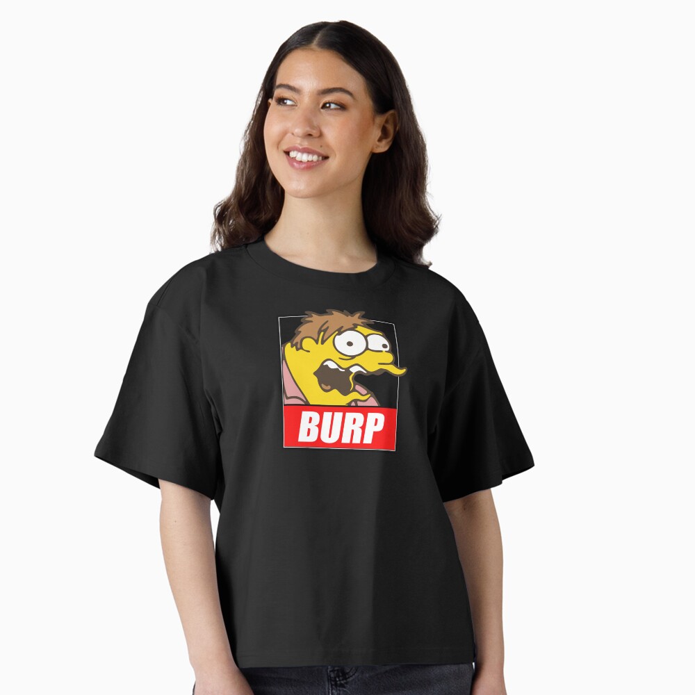 "Barney Gumble Burp Gate [Cartoon Remix Designs]" Essential T-Shirt for ...
