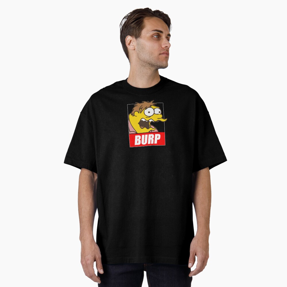 "Barney Gumble Burp Gate [Cartoon Remix Designs]" Essential T-Shirt for ...