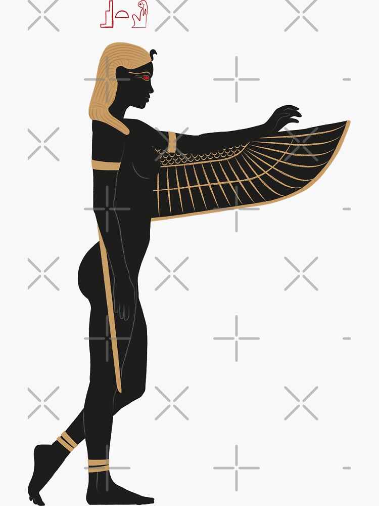 "Isis Goddess of ancient Egypt" Sticker by ladstudio | Redbubble