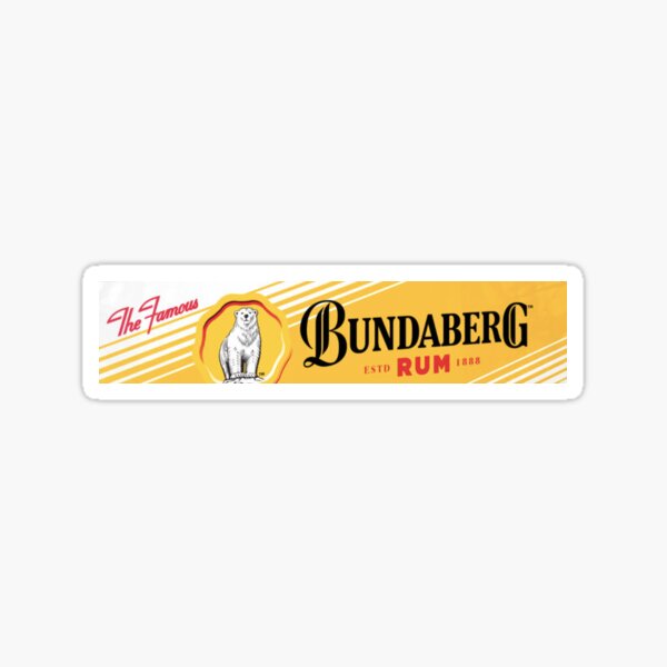 "Bundaberg Rum " Sticker for Sale by Funnylovely | Redbubble