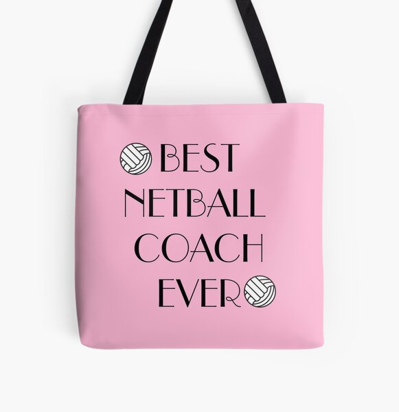 "Best Netball Coach Ever PINK" Tote Bag for Sale by samantor | Redbubble