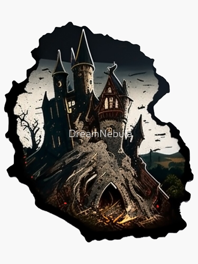 "Bran Castle" Sticker for Sale by DreamNebula | Redbubble