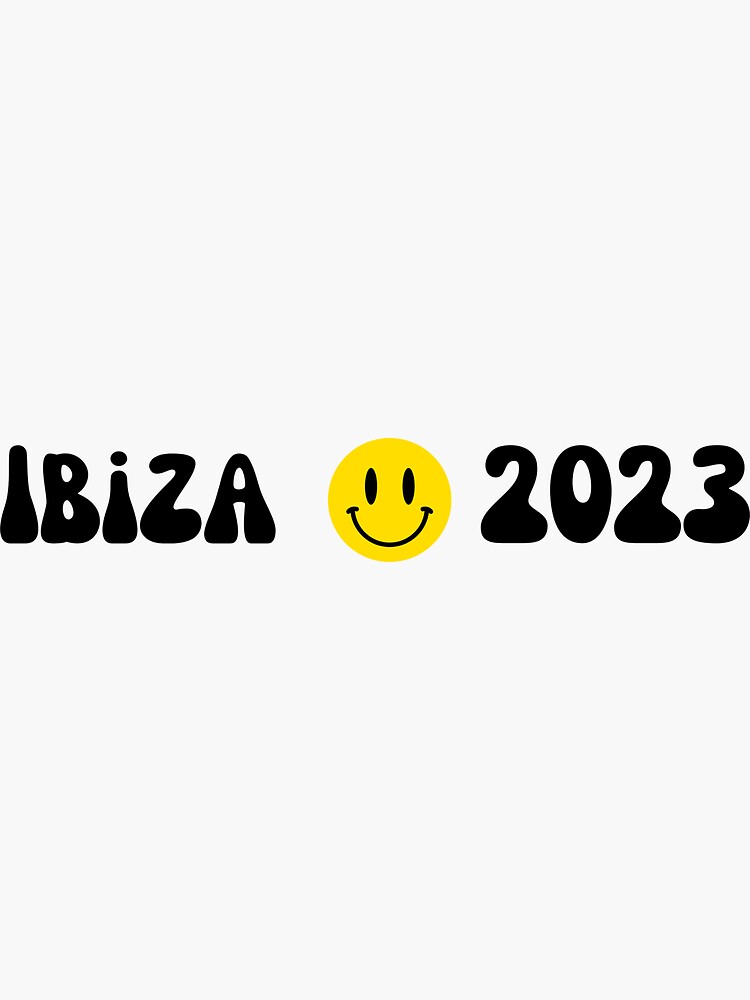 "Ibiza 2023 " Sticker for Sale by Fast64 | Redbubble