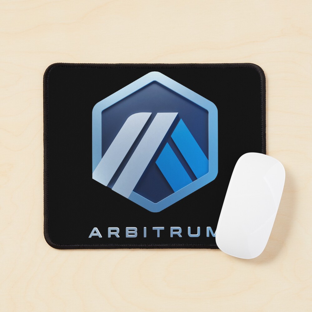 "Arbitrum logo and font with shiny details" Sticker for Sale by ColorCube1 | Redbubble