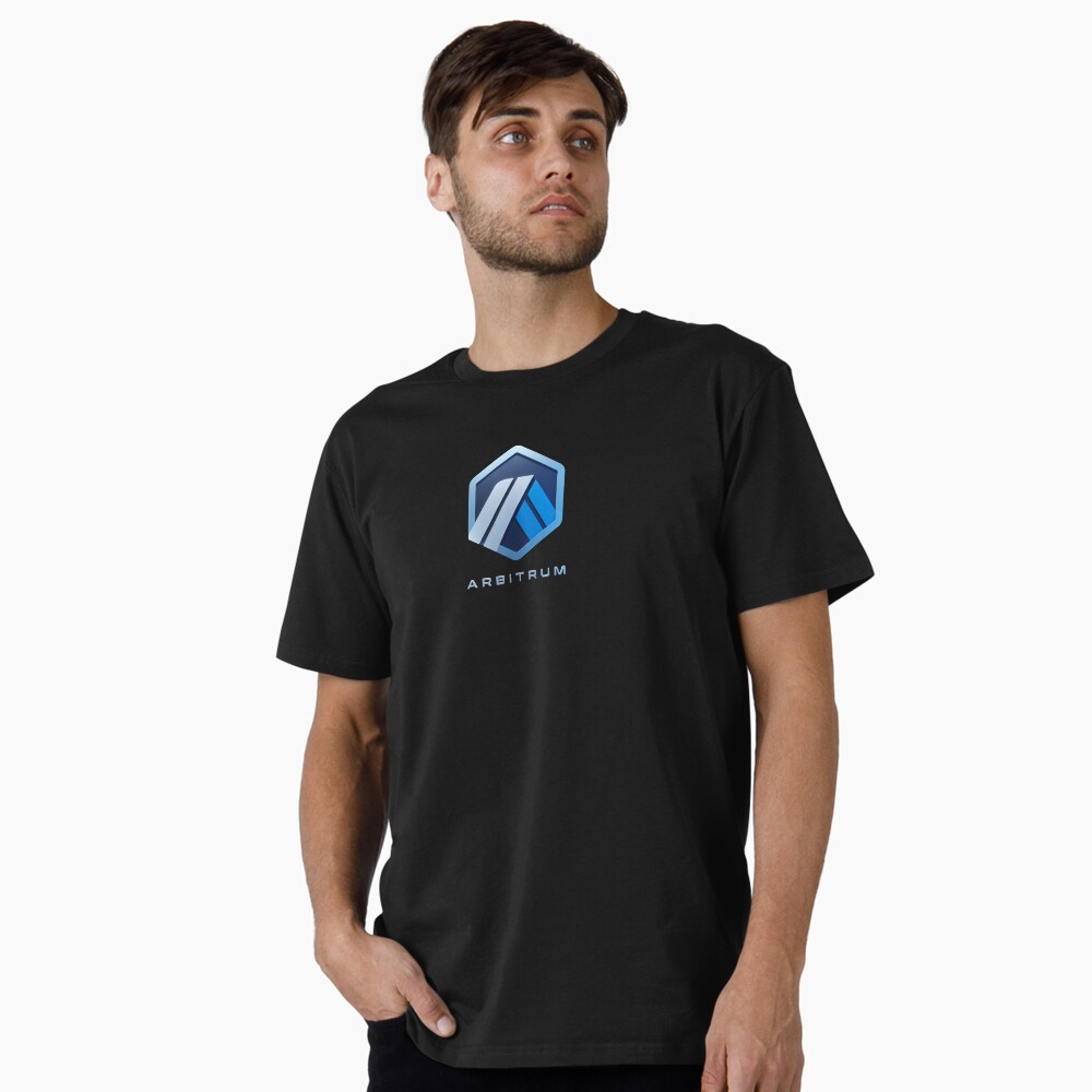 "Arbitrum logo and font with shiny details" Sticker for Sale by ...