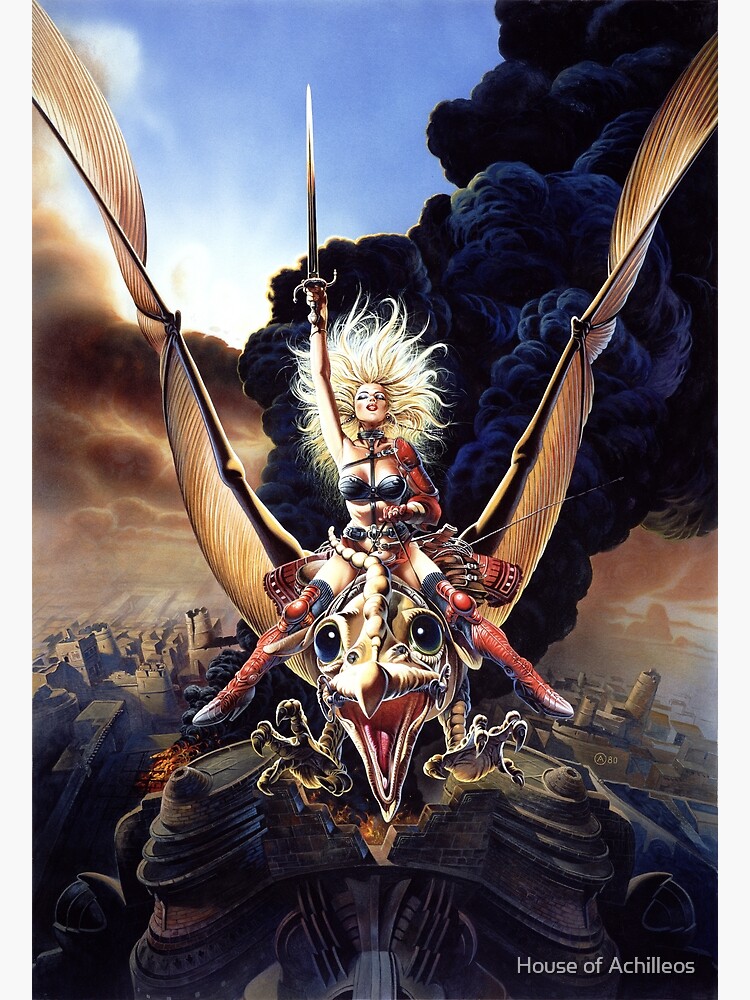 "Taarna Heavy Metal by Chris Achilleos in 1980 " Art Print for Sale by ...