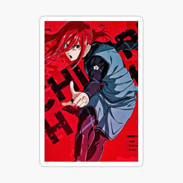 "Blue Lock Hyoma Chigiri" Sticker for Sale by TATAKAEE | Redbubble