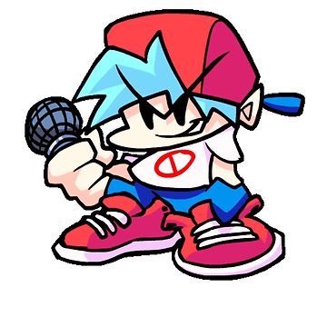 "Fnf boyfriend Friday Night Funkin" Pin for Sale by DesignsByIngars ...