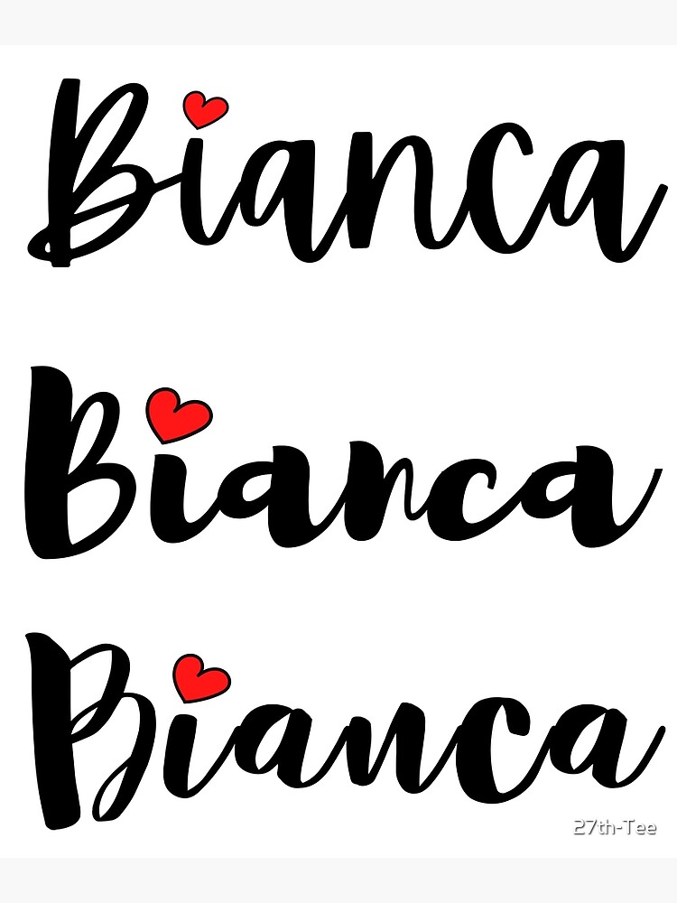 Name Bianca Tattoos