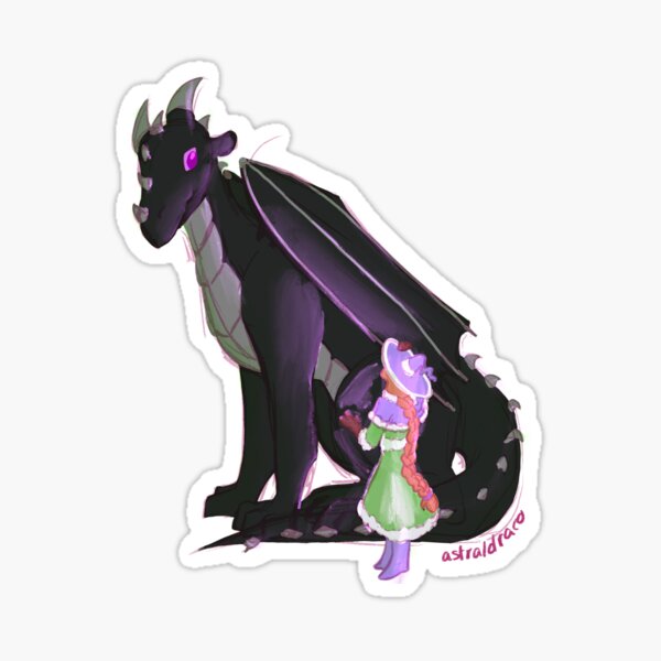 "Violet and Gem" Sticker for Sale by AstralDraco | Redbubble