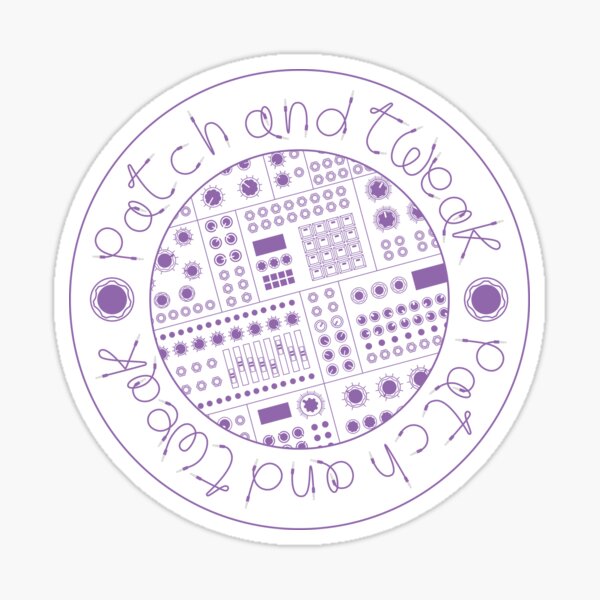 "Modular Synth Patch Cables for Electronic Musician" Sticker for Sale ...