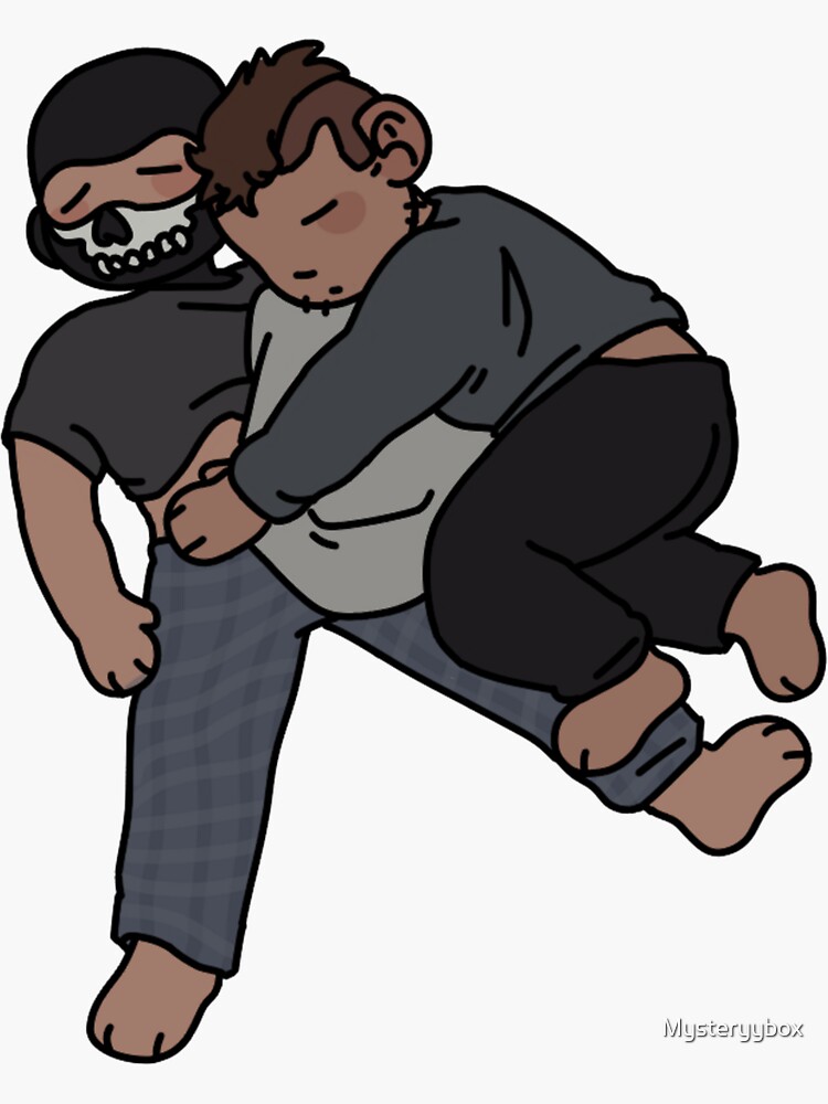 "Chibi 141: Ghost & Soap" Sticker for Sale by Cr3epy | Redbubble