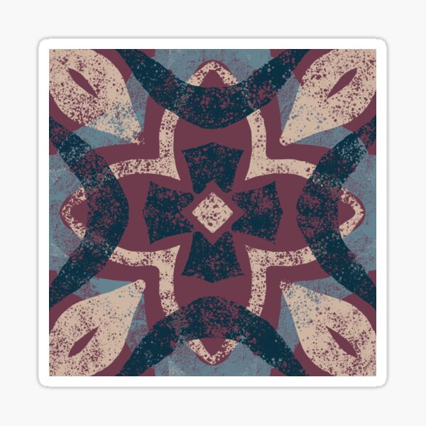 "Ornaments in a used vintage look" Sticker for Sale by Katj-A-Studio | Redbubble