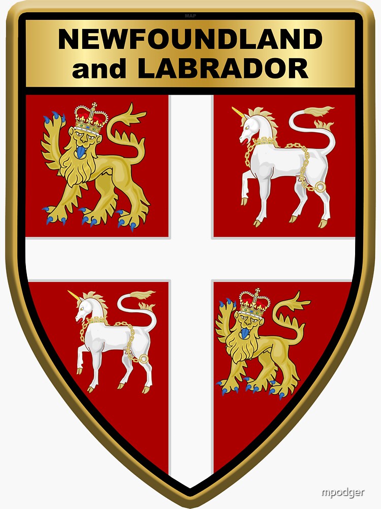 "NEWFOUNDLAND and LABRADOR Gifts, Masks, Stickers & Products (21 ...