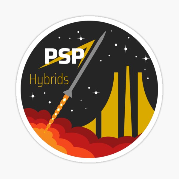 "PSP Hybrids logo" Sticker for Sale by KalNatArt | Redbubble