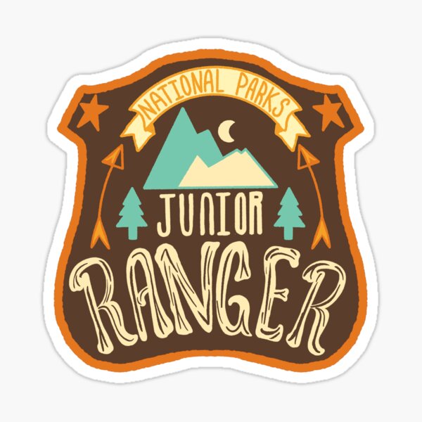 "Junior Ranger Badge " Sticker for Sale by bandreaNRG | Redbubble