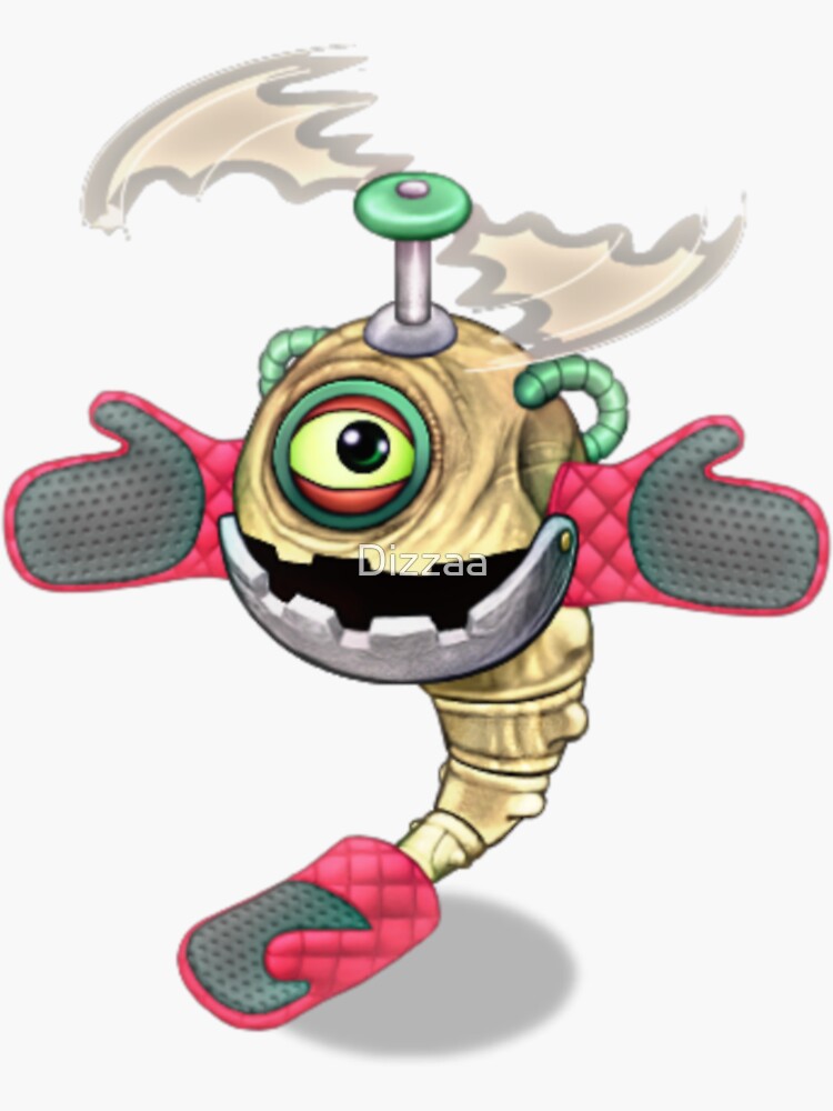 "My Singing Monsters character Cybop" Sticker for Sale by Dizzaa ...