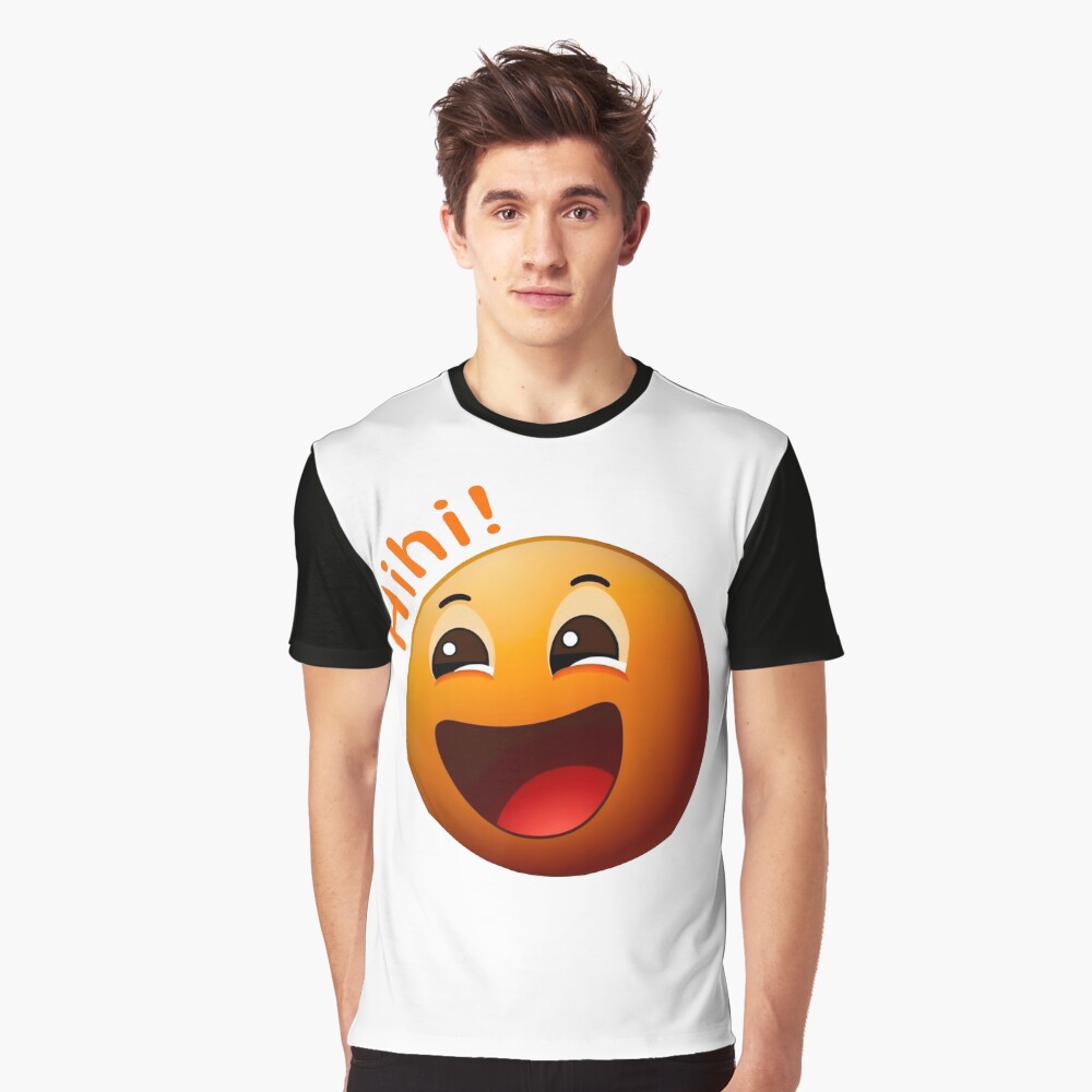 "Hihi emoji" Sticker for Sale by MichellesMedArt | Redbubble