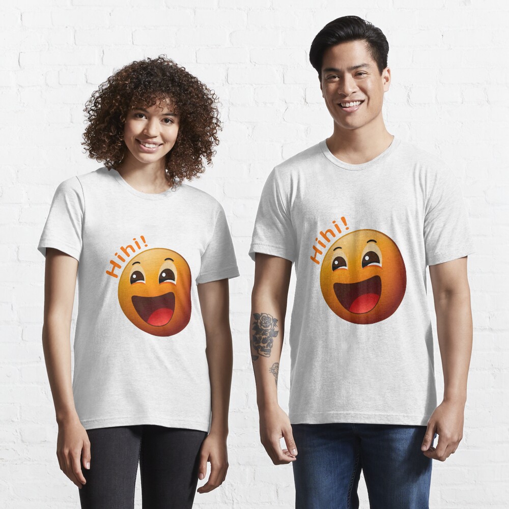 "Hihi emoji" Sticker for Sale by MichellesMedArt | Redbubble