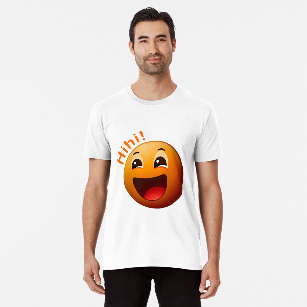 "Hihi emoji" Sticker for Sale by MichellesMedArt | Redbubble