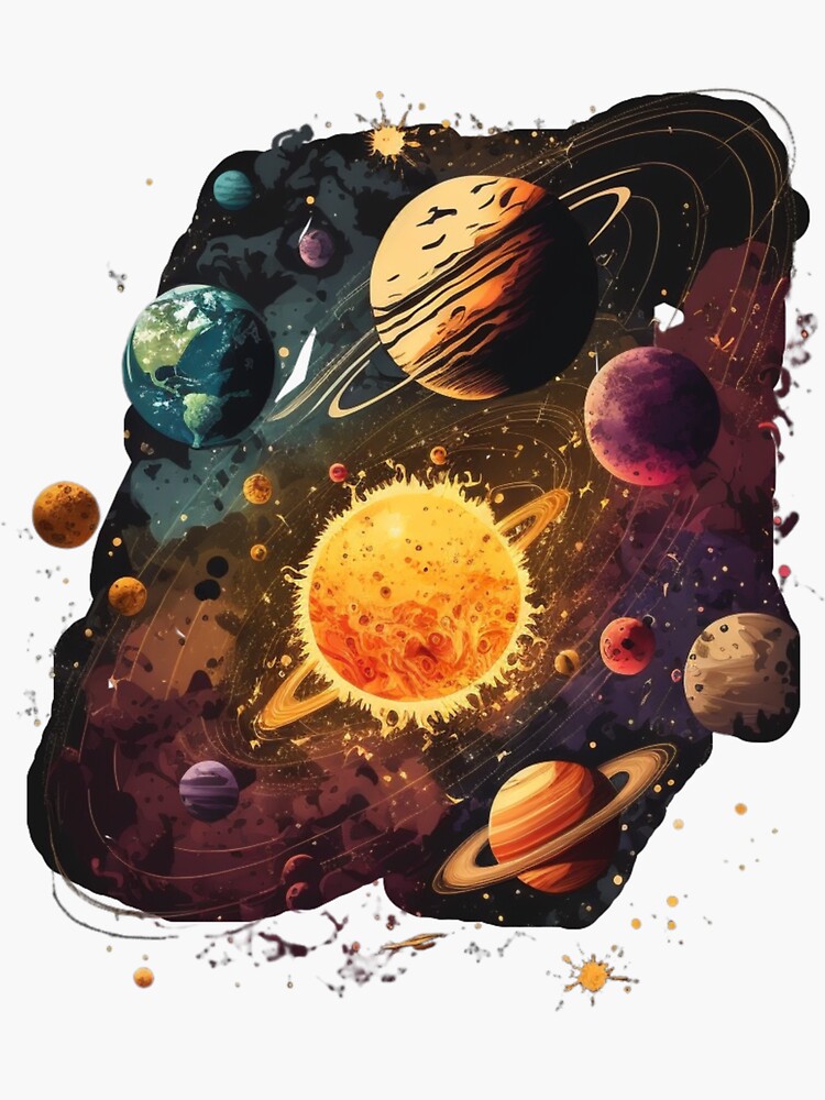 " Exploring the Solar System - An Astronaut's Dream" Sticker for Sale ...