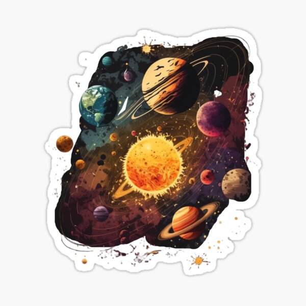 " Exploring the Solar System - An Astronaut's Dream" Sticker for Sale ...