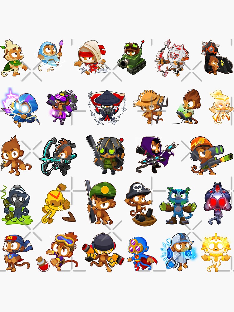 "Btd 6 For Best Kids Pack" Sticker for Sale by Erina-Tayna | Redbubble