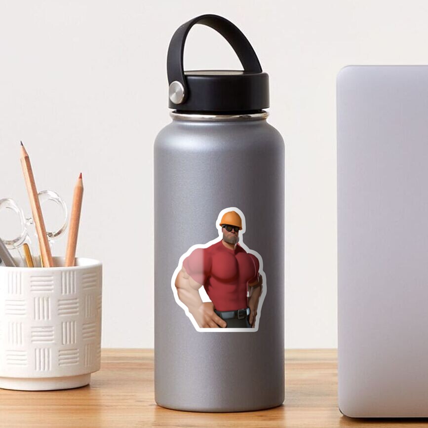 "TF2 Buff Engineer" Sticker for Sale by AndysArmoury | Redbubble