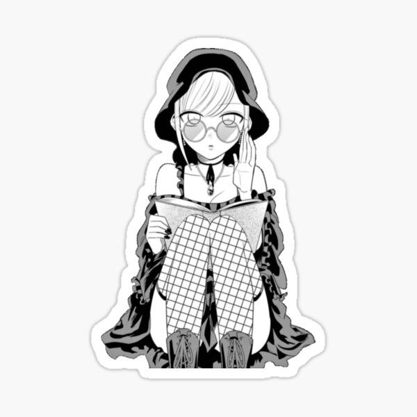"Alice reading" Sticker for Sale by mr-killian | Redbubble