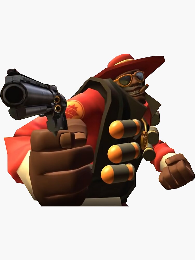 "TF2 I Did It Like This" Sticker for Sale by AndysArmoury | Redbubble