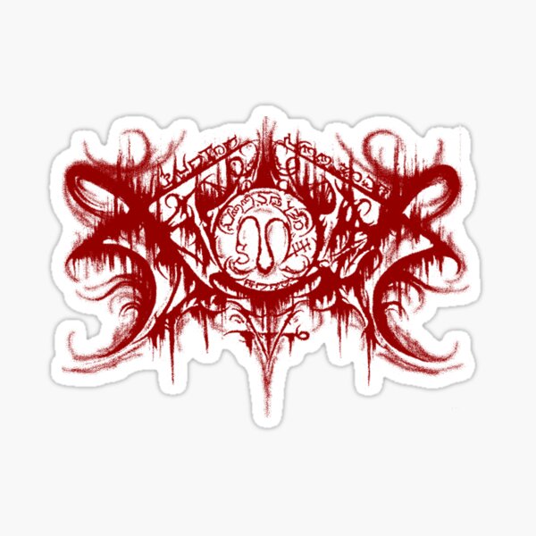 "Xasthur Red" Sticker for Sale by DigitalSaint | Redbubble