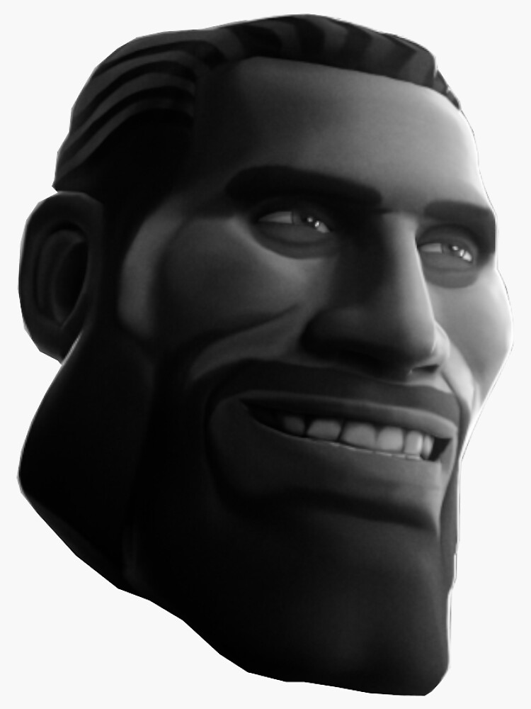 "TF2 Chad Soldier" Sticker for Sale by AndysArmoury | Redbubble