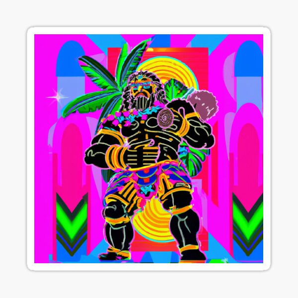 "Taino God of the Dead Maquetaurie Guayaba" Sticker for Sale by ...