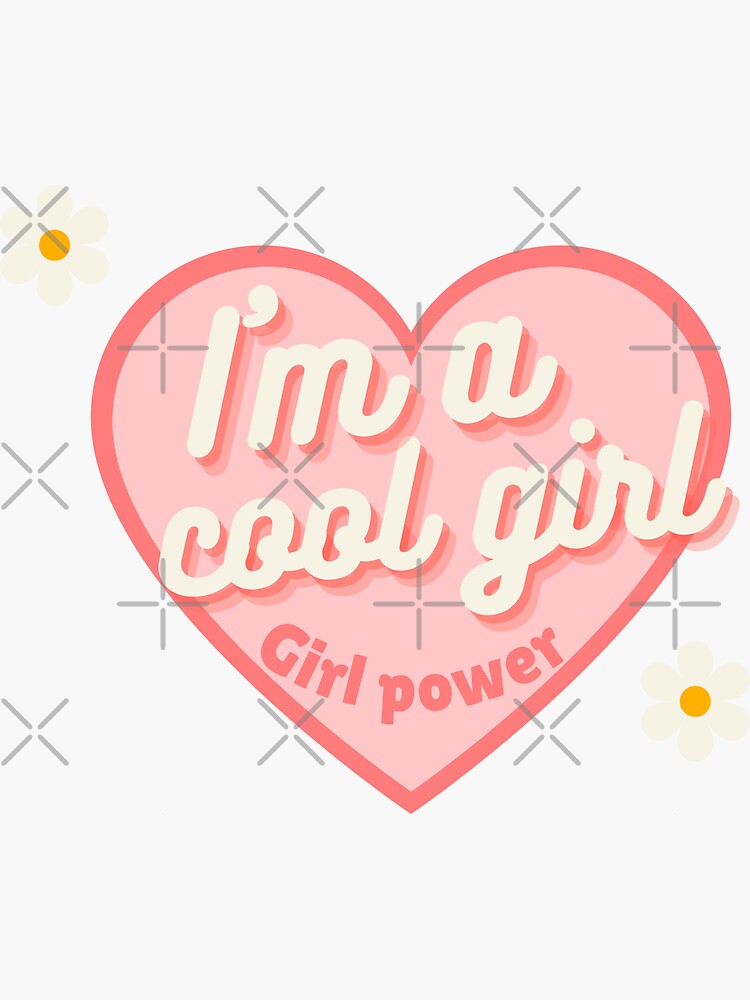 "Cool girl pinky" Sticker for Sale by CorneliusDesign | Redbubble
