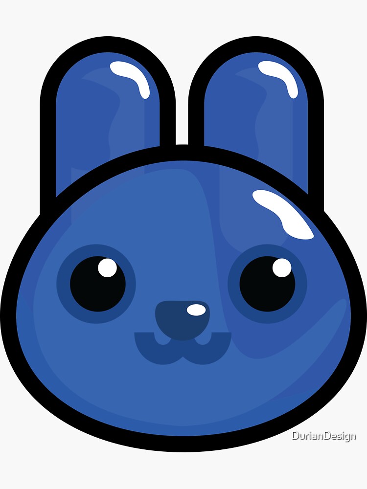 "Cute Gummy Bunny Kawaii" Sticker for Sale by DurianDesign | Redbubble