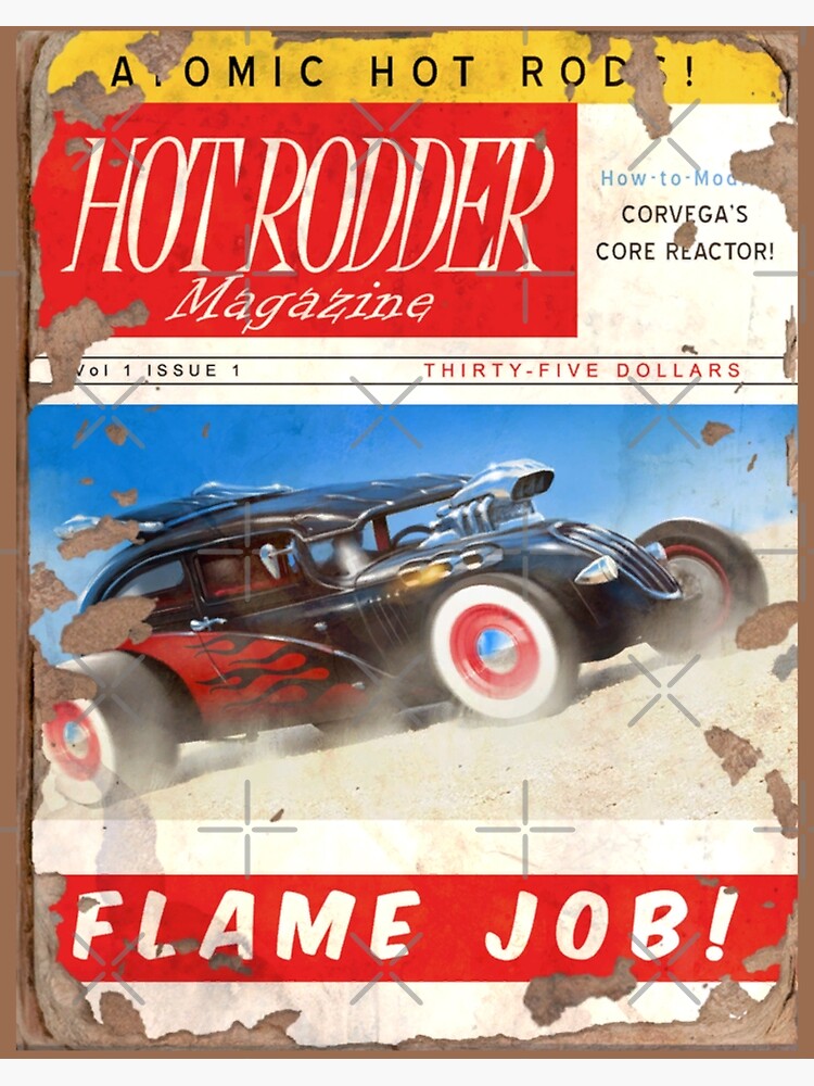 "HOT RODDER Magazine Vol.1 Issue 1 Flame Job! (Atomic Hot Rods!)" Art ...