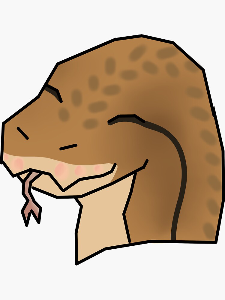 "Python Head" Sticker for Sale by Nexum21 | Redbubble