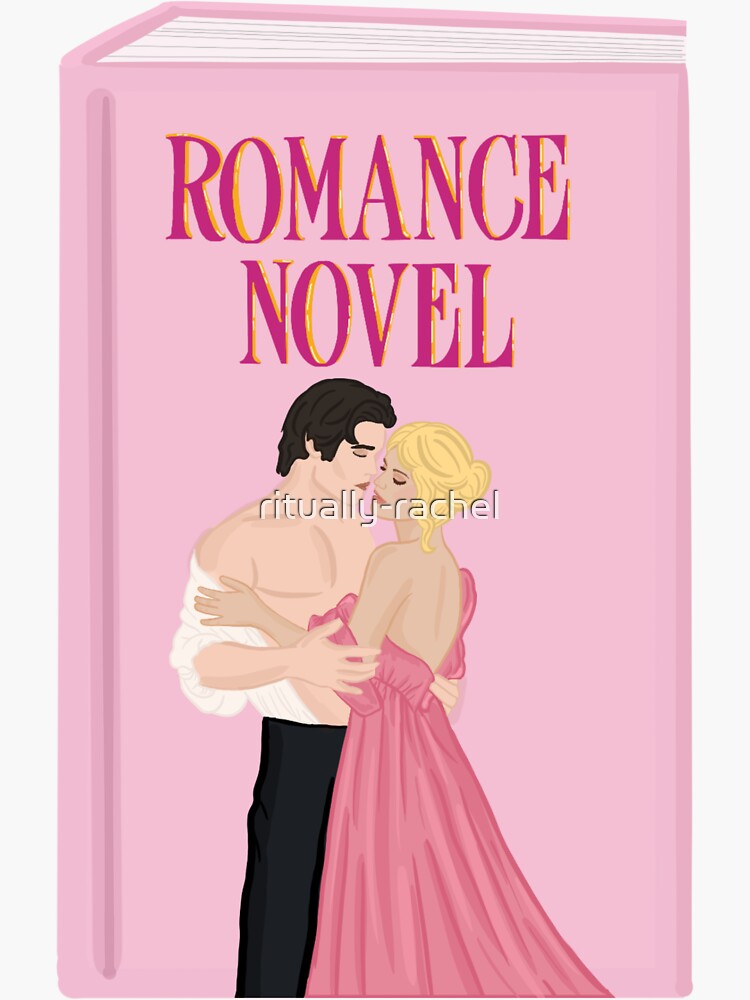 "Romance Novel" Sticker for Sale by ritually-rachel | Redbubble