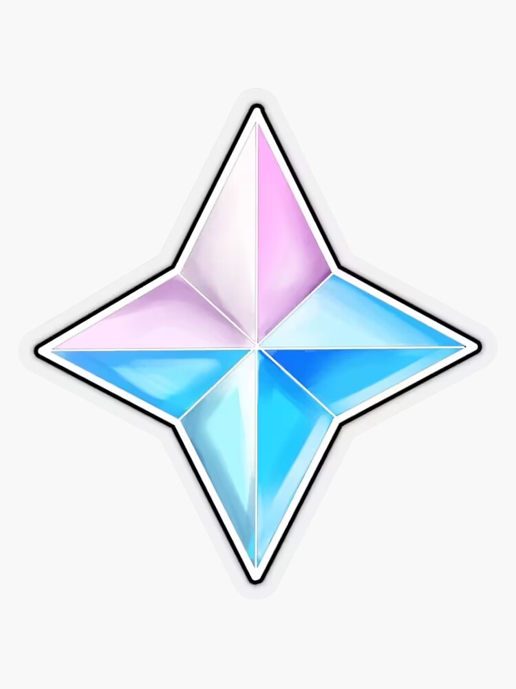 "GENSHIN IMPACT PRIMOGEMS" Sticker by KpopAndJMusic | Redbubble